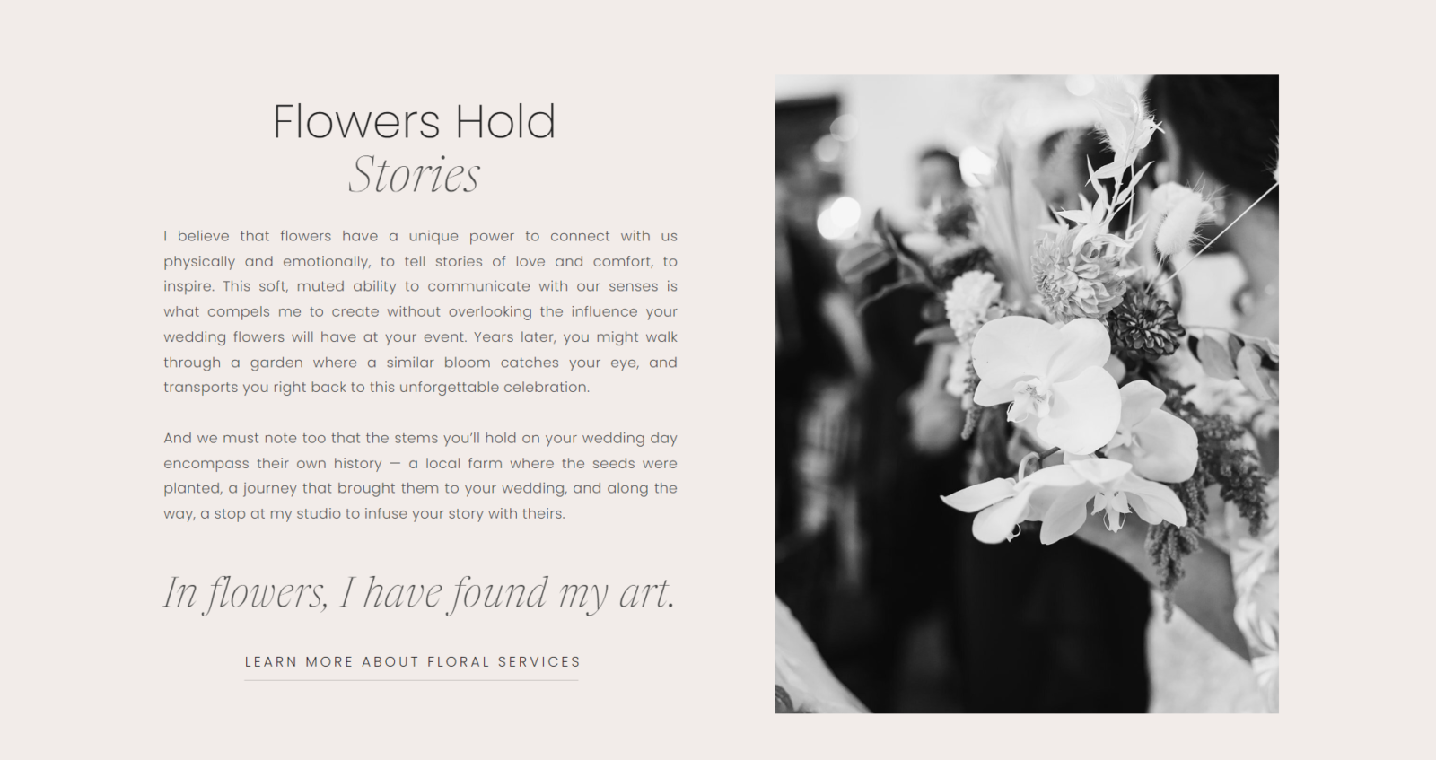 This Romantic Website For A Florist Will Have You Swooning ...
