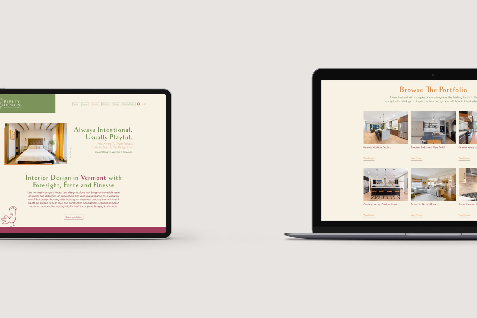 Interior Design Copywriting Examples - saltedpages.com